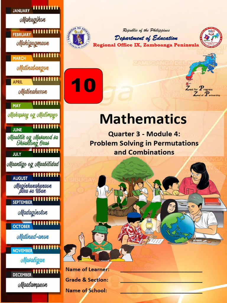 Quarter 3 Module 4 Problem Solving in Pe | PDF | Permutation | Reserved ...
