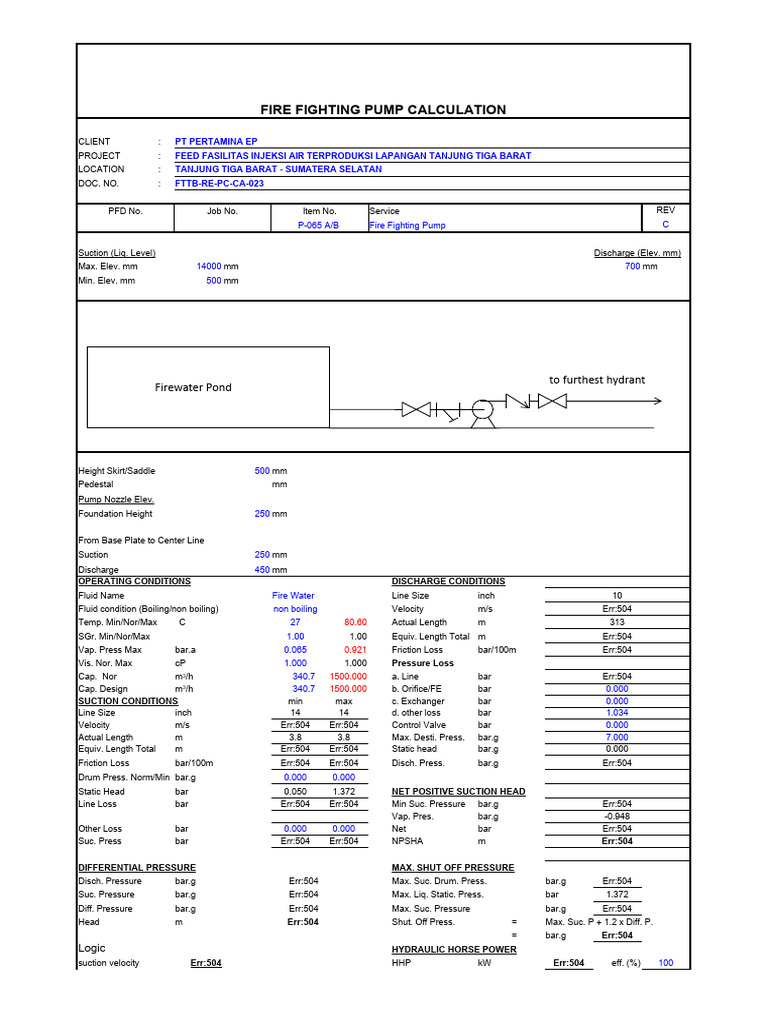 Pump Calculation Pdf Pump Reynolds Number