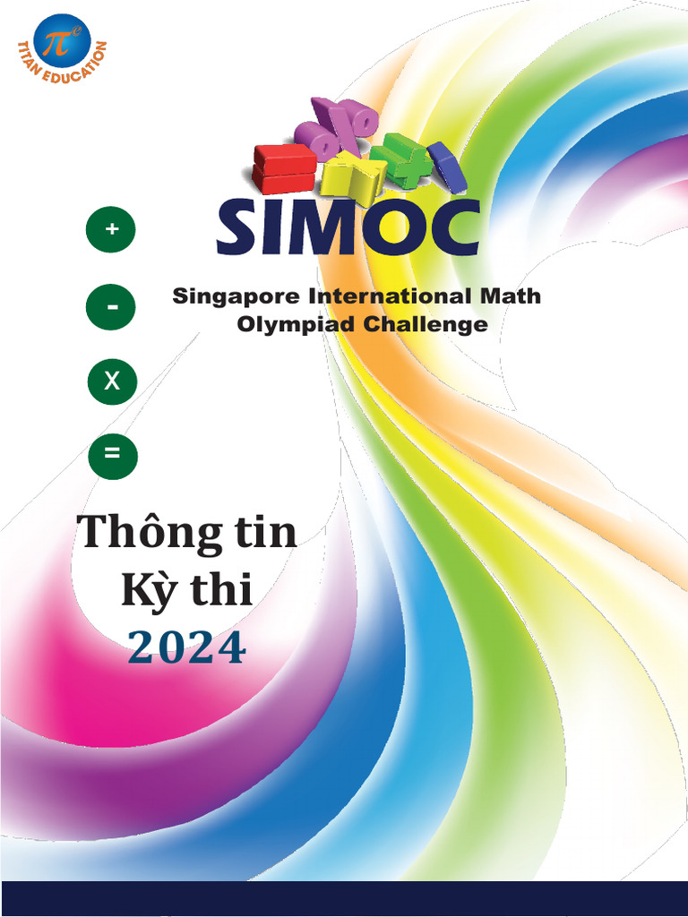 SIMOC 2024 - Thông Tin K - Thi | PDF