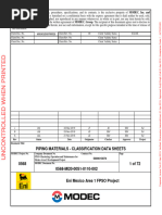 LNG Piping Material Specification | PDF | Valve | Pipe (Fluid Conveyance)