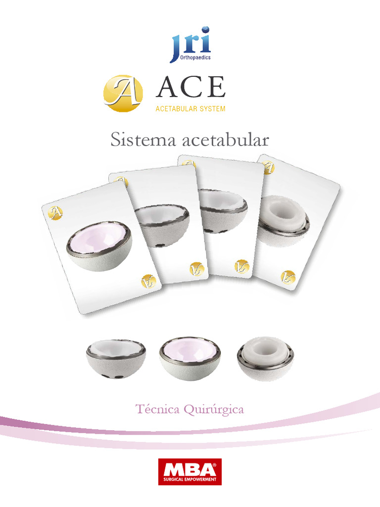 JRI I.245es ACE Sistema Acetabular TQ V6 WEB | PDF | Tornillo