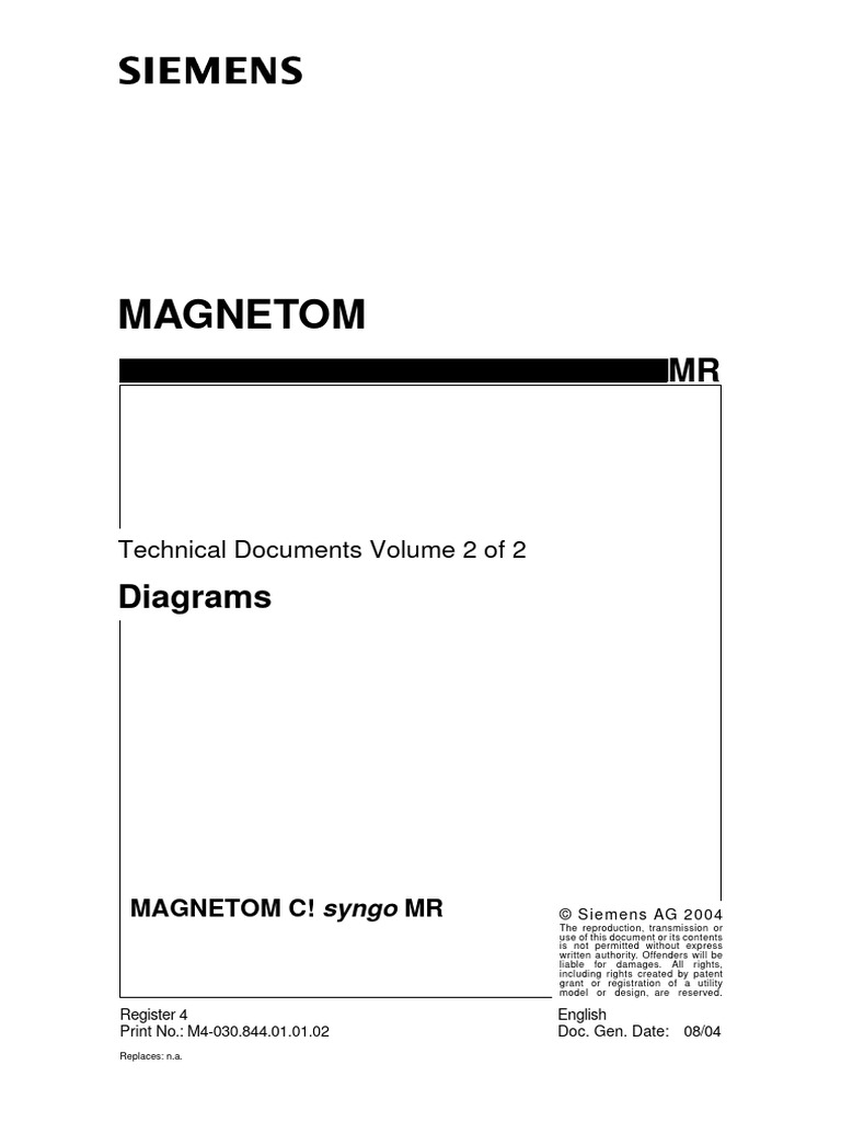 Wiring Magnetom C | PDF | Manufactured Goods | Electrical Engineering