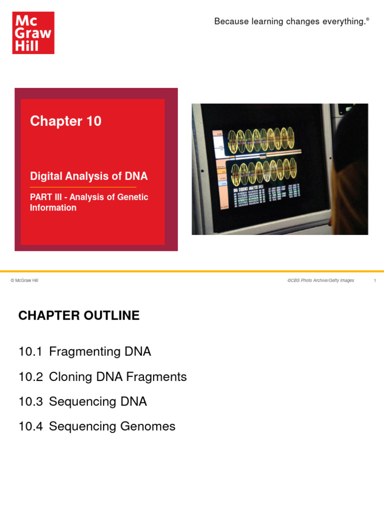Lecture_7_Chapter_10 | PDF | Molecular Cloning | Plasmid