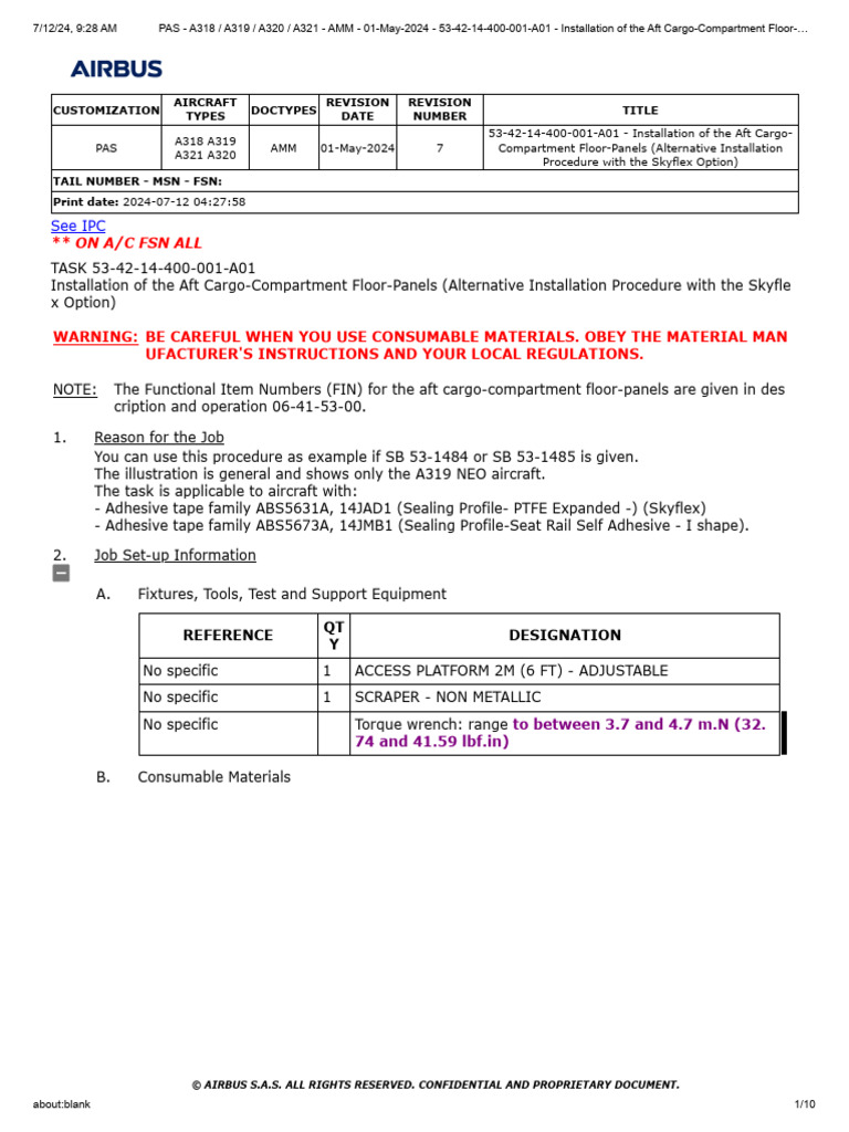 See Ipc: On A/C FSN All | PDF | Airbus
