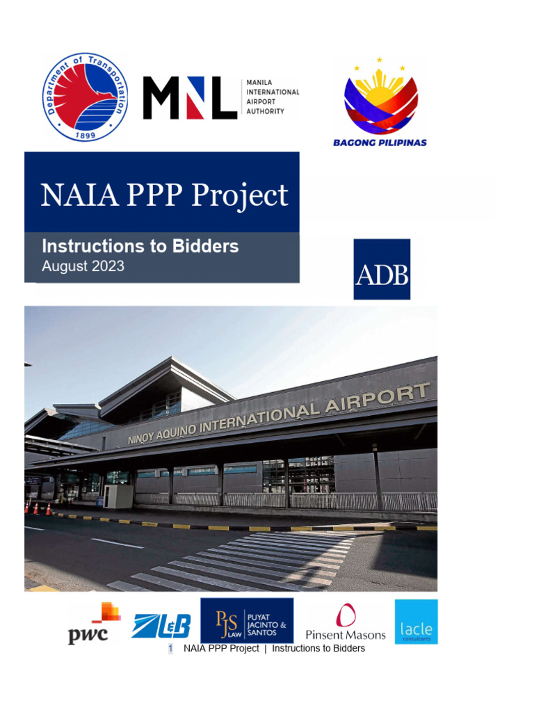 NAIA PPP Bidding Instructions | PDF | Notary Public | Airport