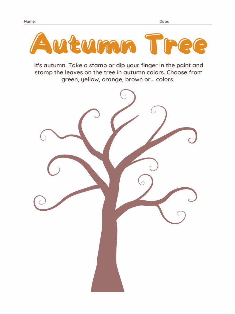 Tree Without Leaves Worksheet Set | PDF