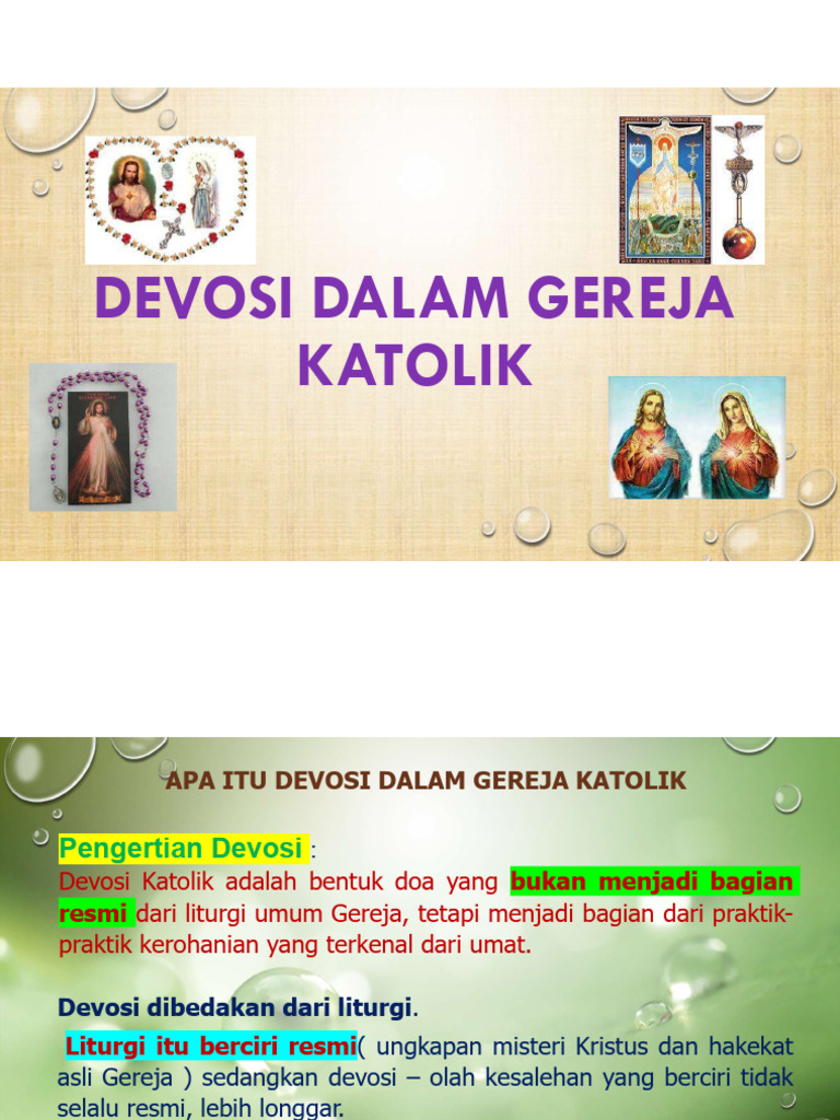 Devosi Dalam Gereja Katolik | PDF | Agama & Spiritualitas