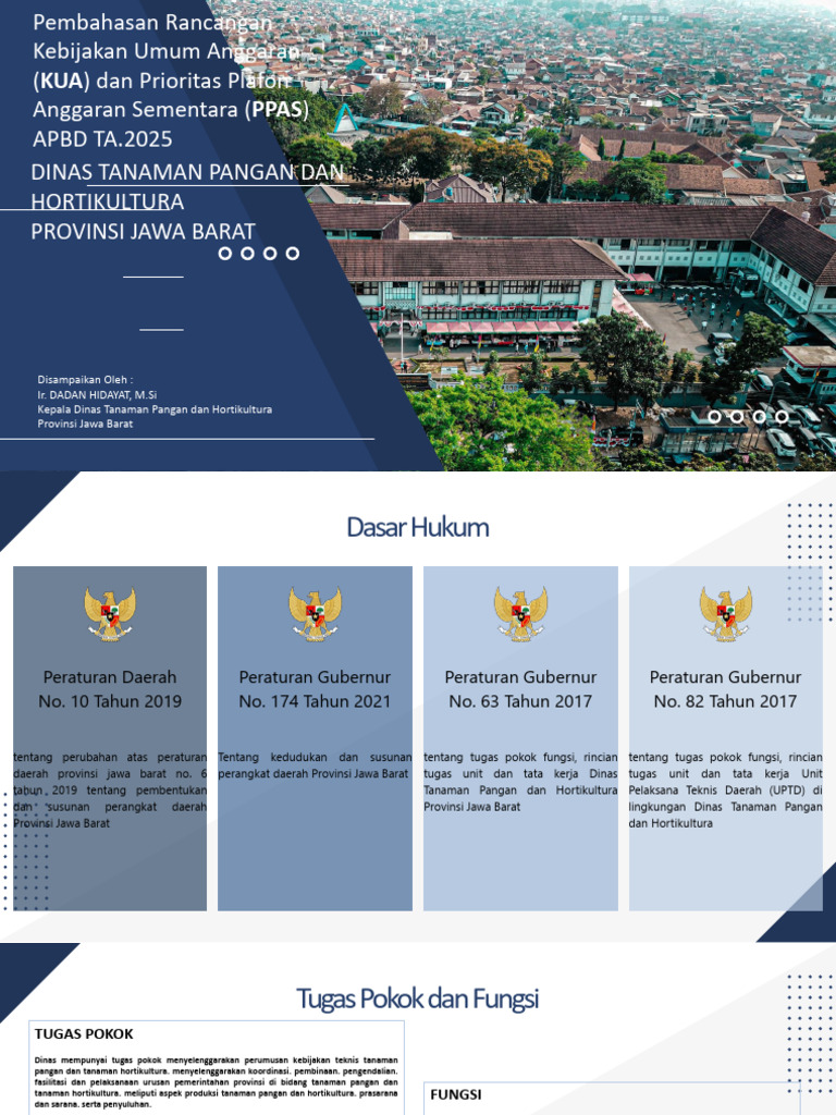 RKUA PPAS Dinas TPH APBD TA. 2025 | PDF