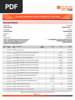 IOB Account Statement PDF Download | PDF | Money | Personal Finance