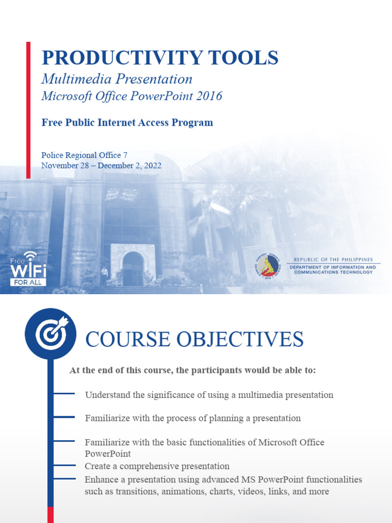 Module 4 - Multimedia Presentation MS PowerPoint 2016 FINAL | PDF ...
