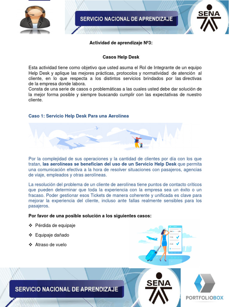 Actividad - 3 Conceptos y Protocolos Help Desk | PDF | Mesa de ayuda ...