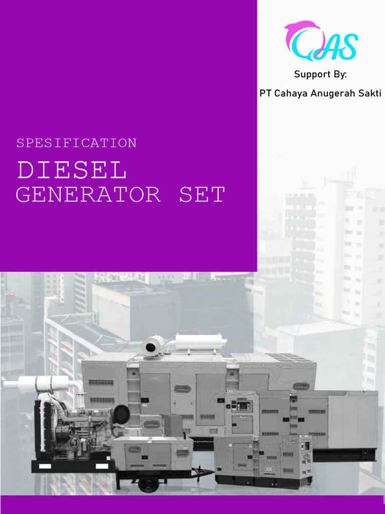 PT CAS POWRLINE Genset 500 Kva | PDF | Diesel Engine | Engines