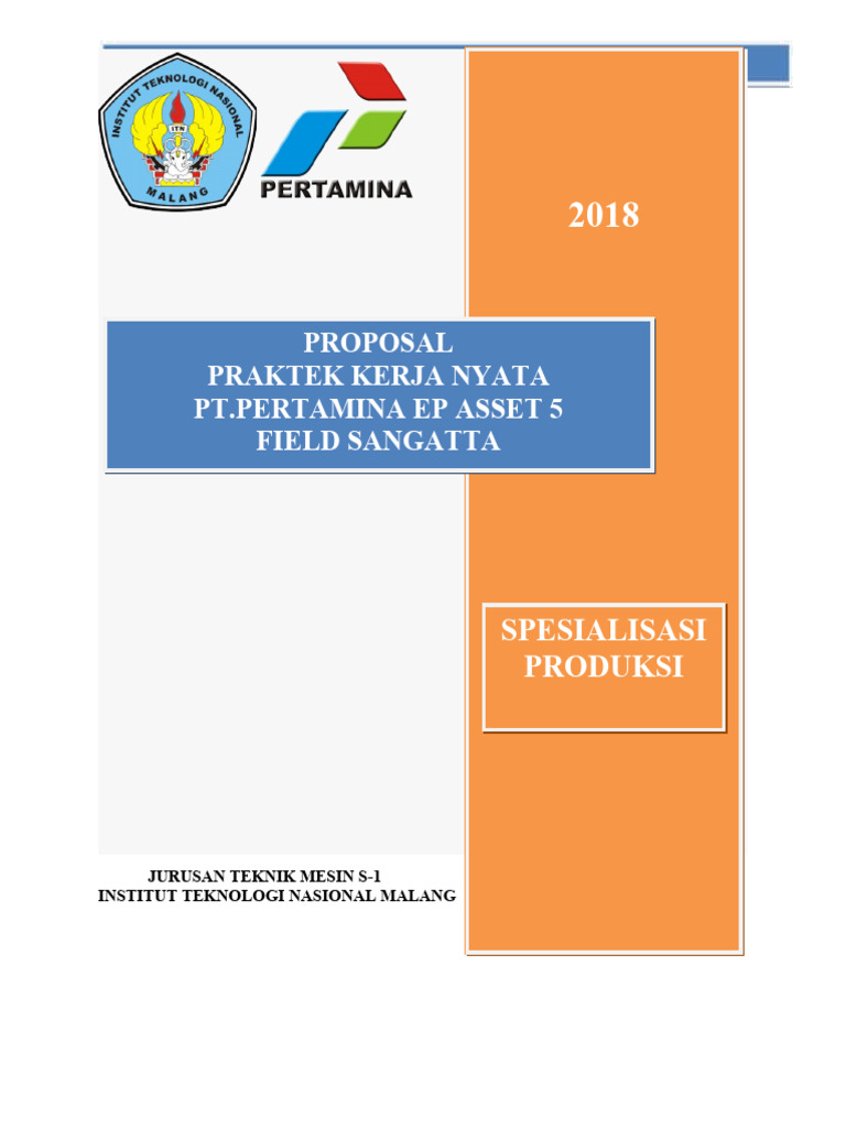 Proposal PKN Asset 5 Fiels Sangatta | PDF