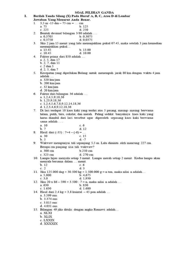 Soal Osn | PDF | Metode & Bahan Ajar