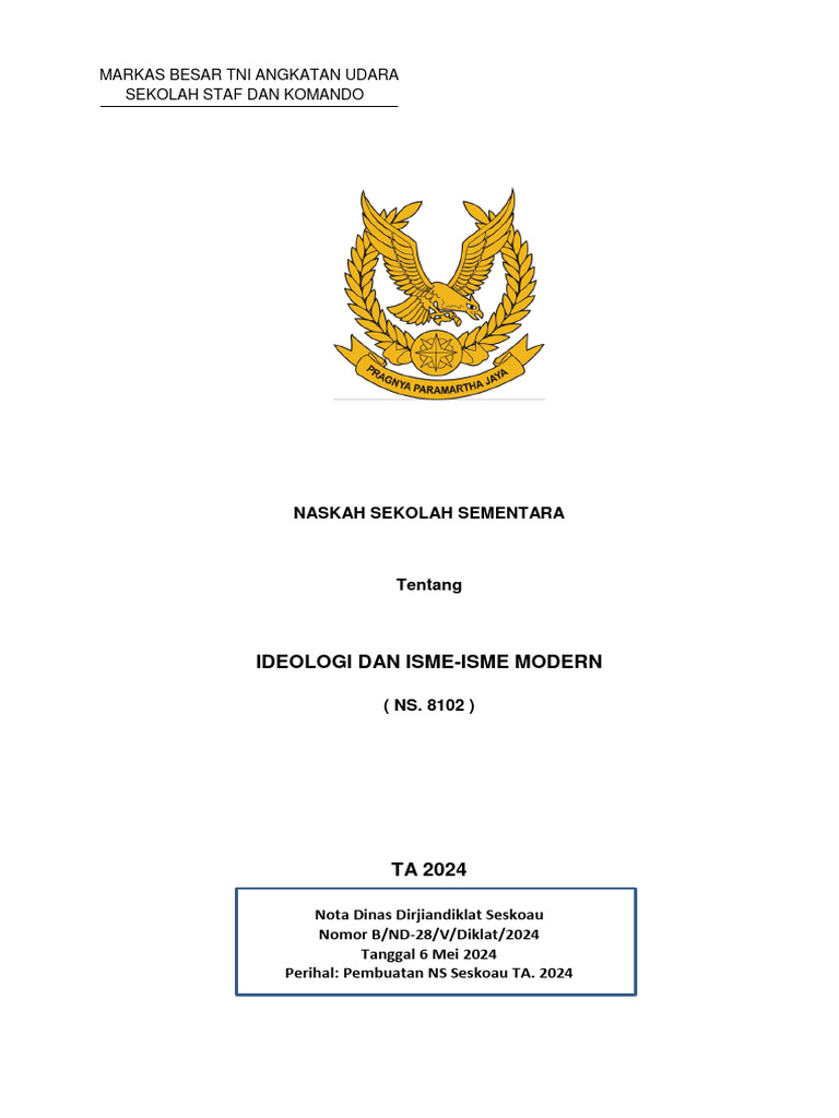 Rev-2-Konsep Pokja - NS Ideologi & Isme-Isme | PDF