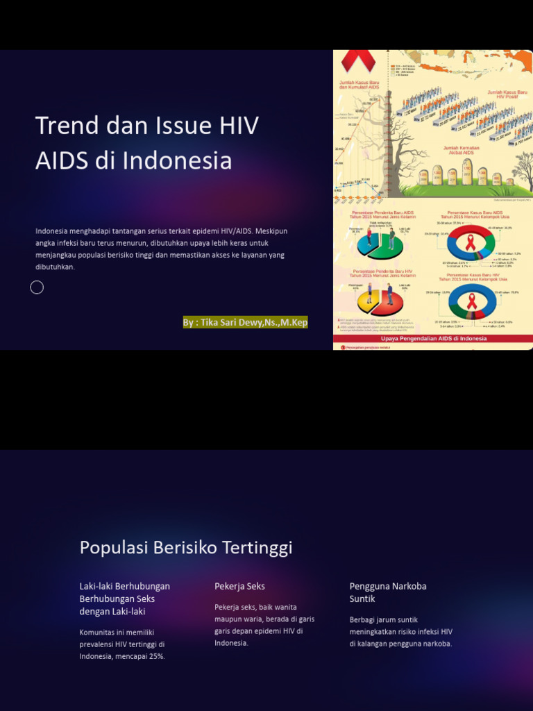 Trend Dan Issue Penularan HIV-AIDS 2024 | PDF