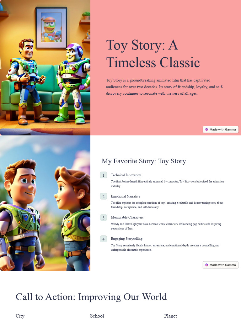 Toy Story: A Timeless Animated Classic | PDF | Sustainability | Toys