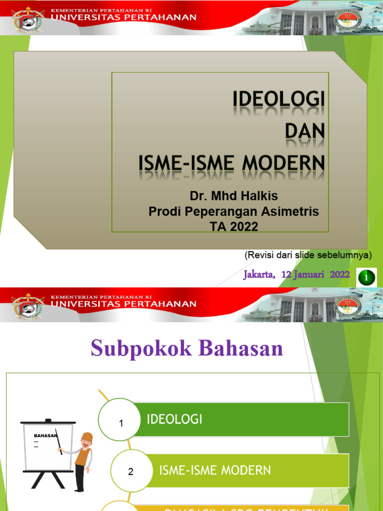 Ideologi Dan Isme Isme Modern | PDF