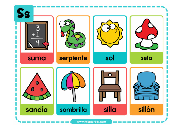 Palabras Con S.PNG | PDF