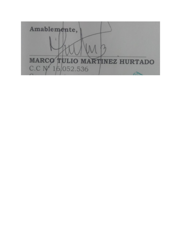 Firma Marco Martinez | PDF