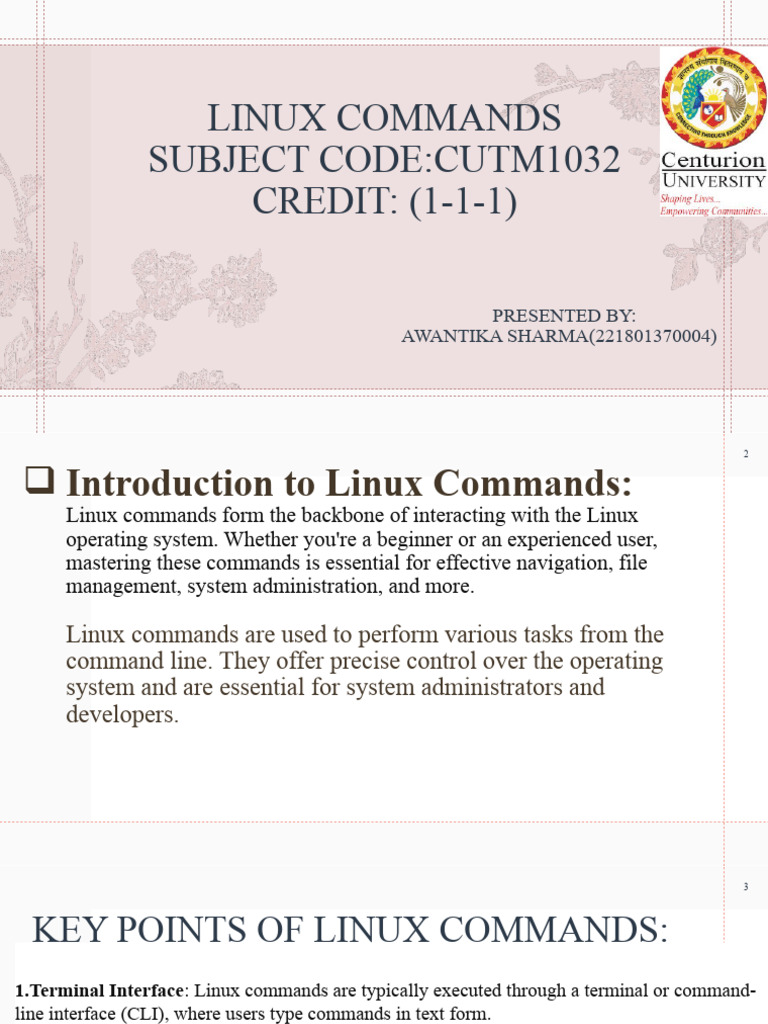 Essential Linux Commands Guide | PDF | Computers
