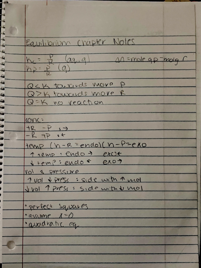 Eq Chapter Notes | PDF