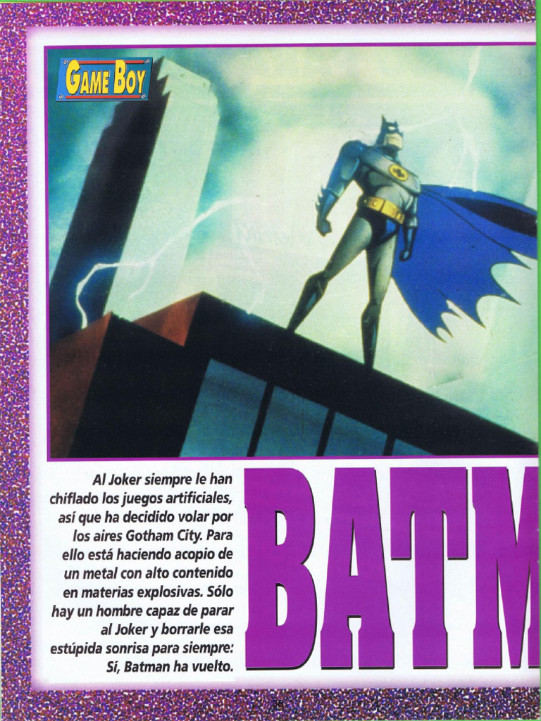 Batman (Game Boy) | PDF