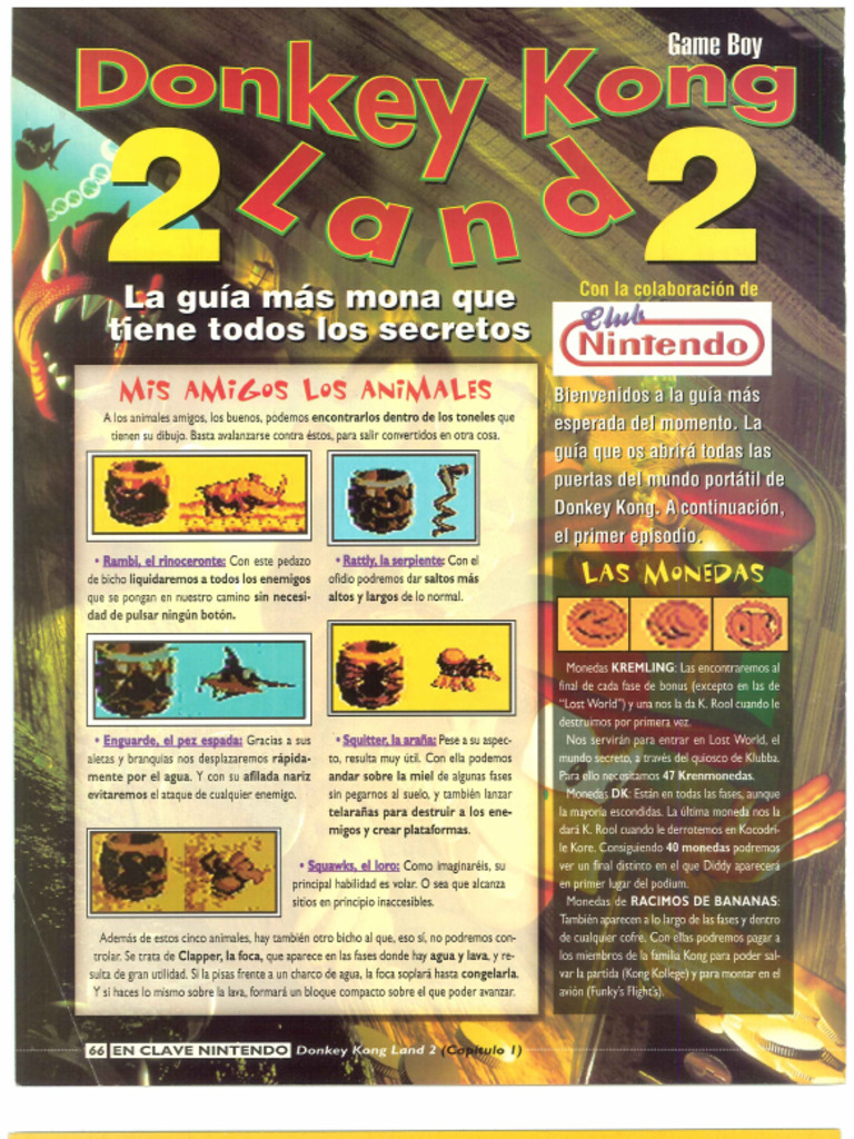 Donkey Kong Land 2 (Game Boy) | PDF