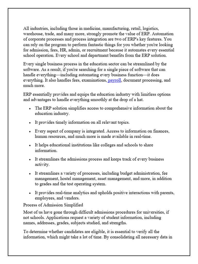 Letter Draft | PDF | Enterprise Resource Planning | Computer Security