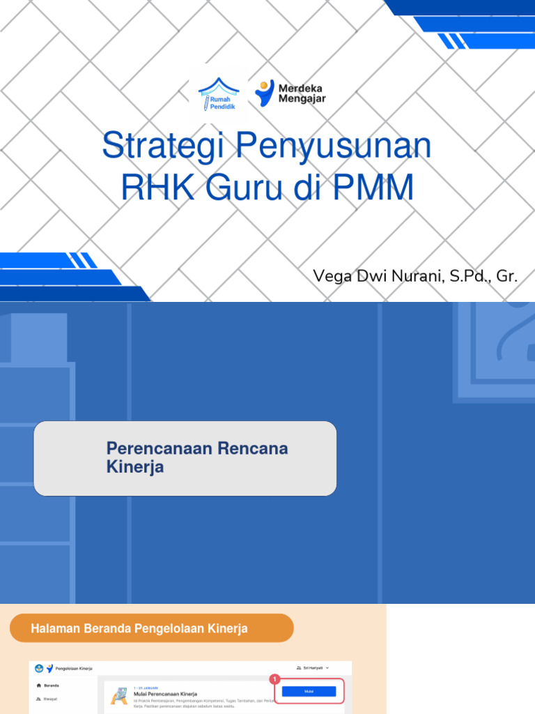 Tutorial Pengisian RHK | PDF