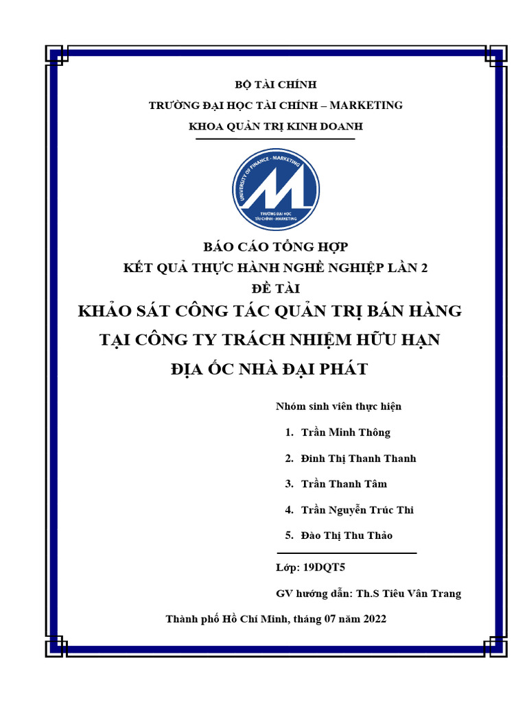 Thnn2 - Công Ty Tnhh Địa Ốc Nhà Đại Phát | PDF