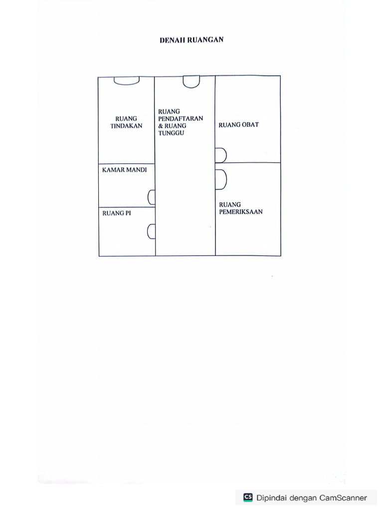 Denah Ruangan DPM Pamarayan | PDF