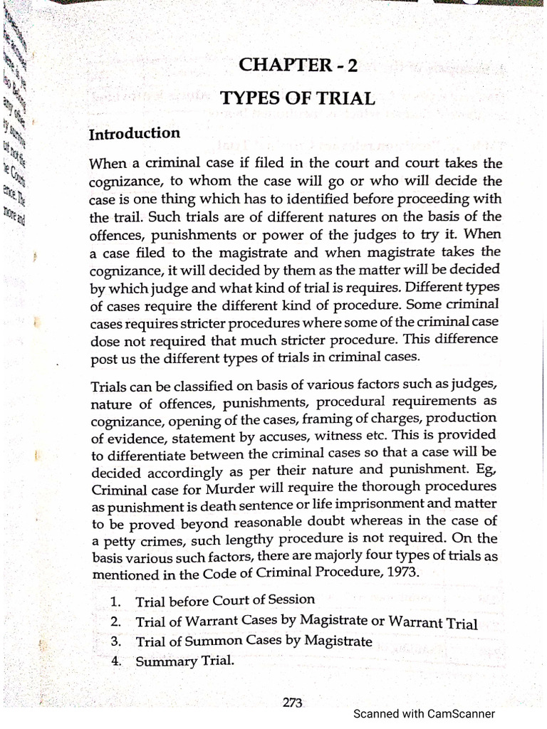 Types of Trials | PDF