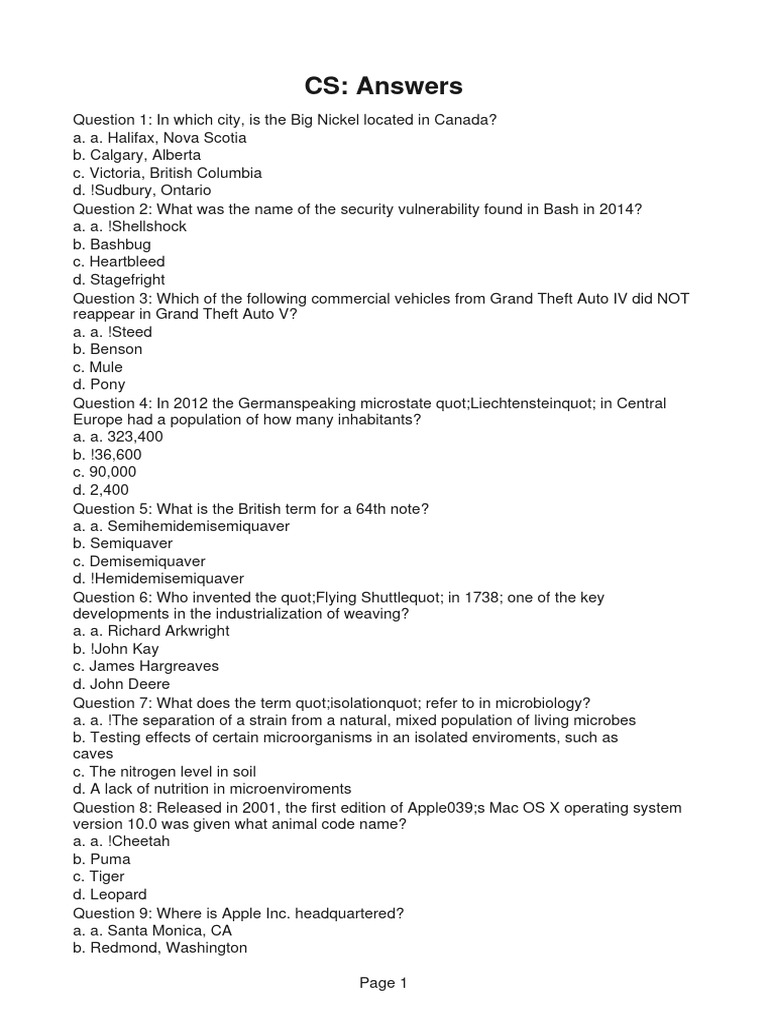 CS232 Chapter Summary 2 | PDF