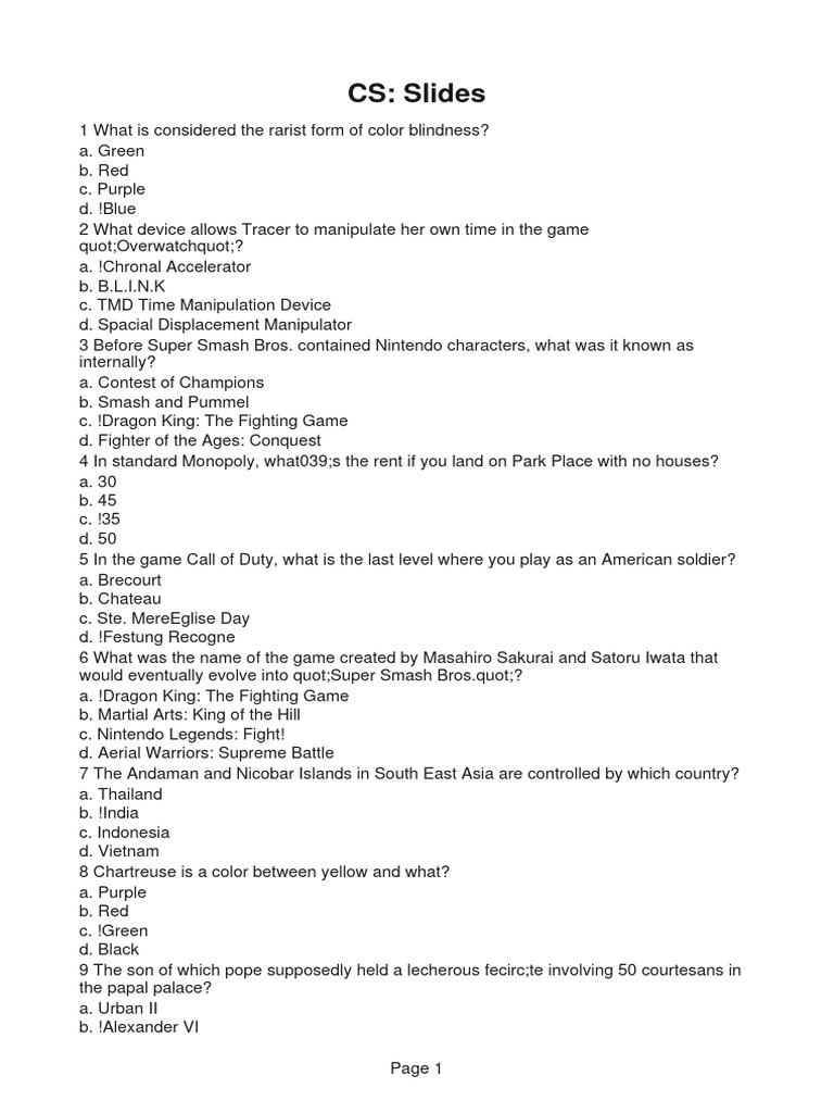 CS232 Review 4 | PDF