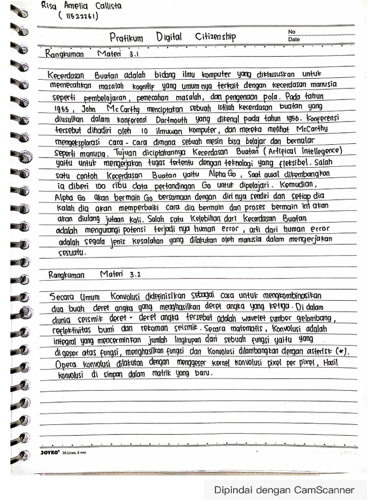 Risa Amelia Callista - Self Study M3 | PDF