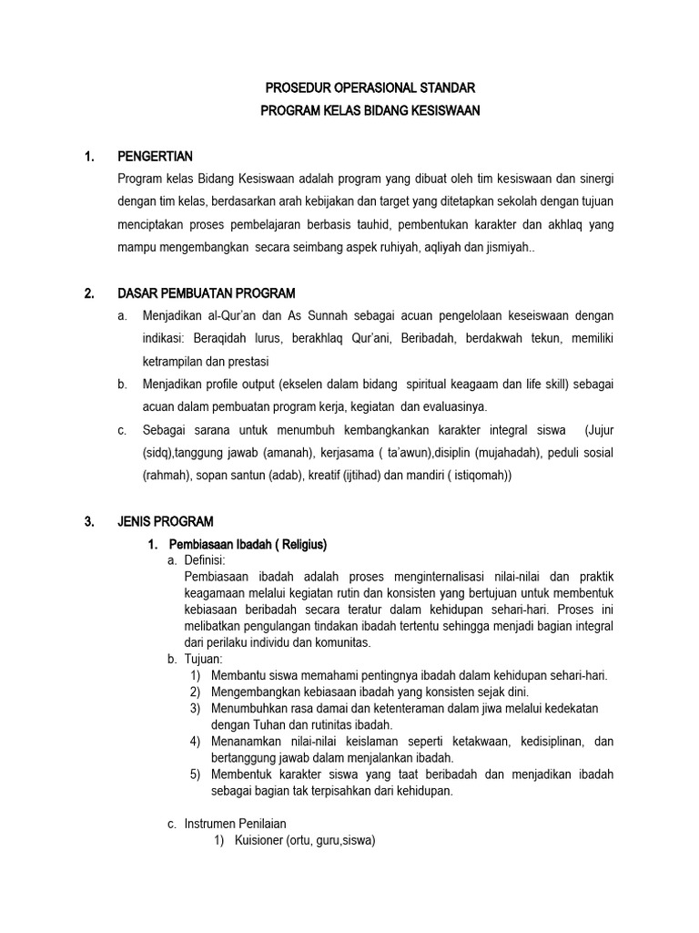 Contoh Program Kelas | PDF