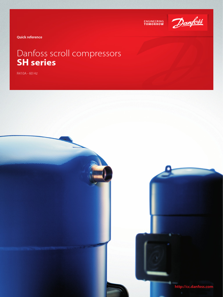 Danfoss SH Series Compressor Specs | PDF | Mains Electricity | Electricity