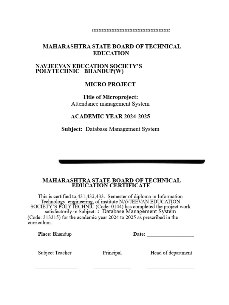 455 To 457 Dbms Microproject | PDF | Databases | Library (Computing)