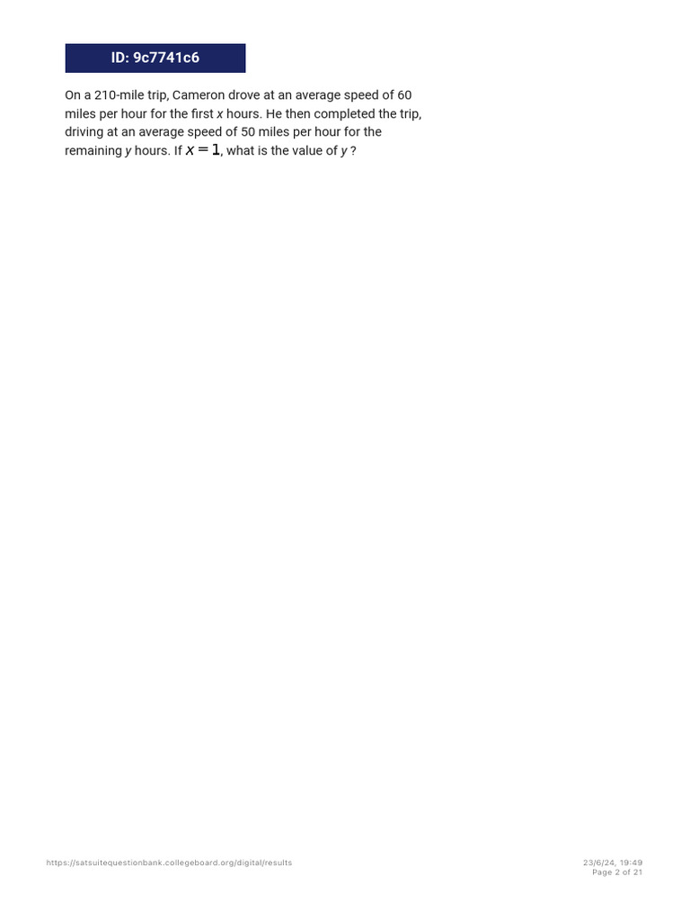 Linear Functions PSET 1 | PDF | Calorie | Length