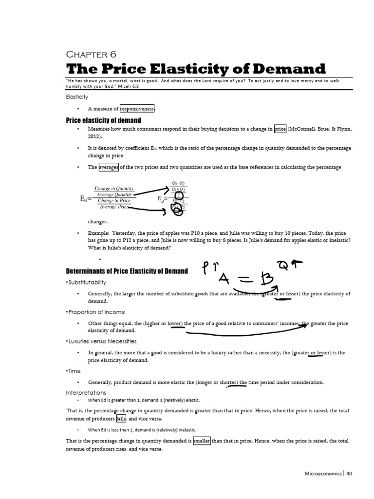 Chapter 6 8 Pdf Elasticity Economics Demand