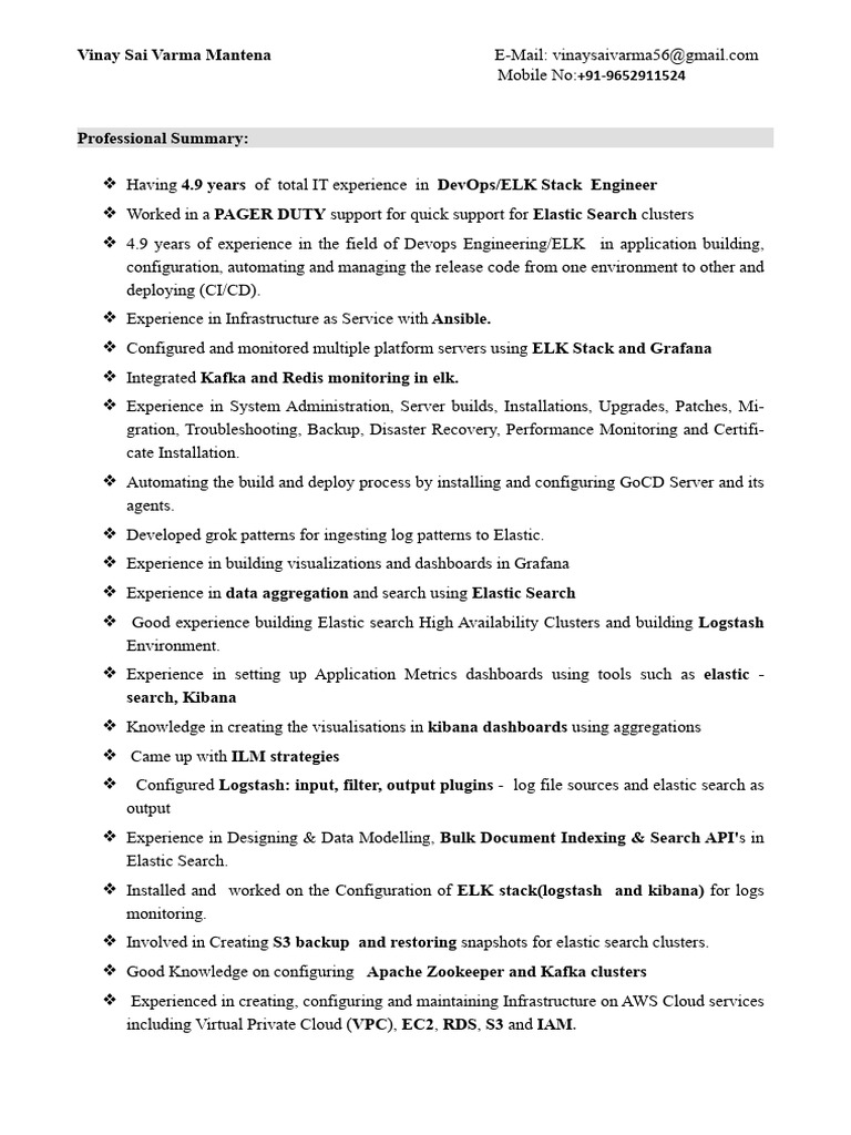 Vinay Sai Varma Resume Mar | PDF | Cloud Computing | Amazon Web Services