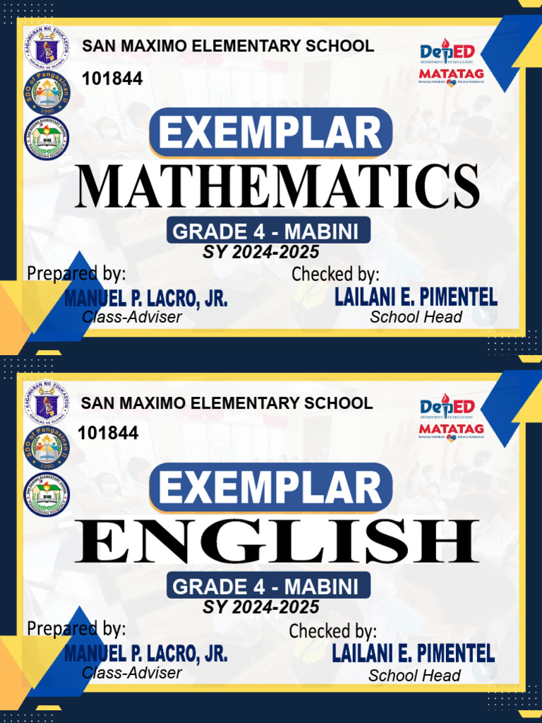Exemplar Cover Page | PDF