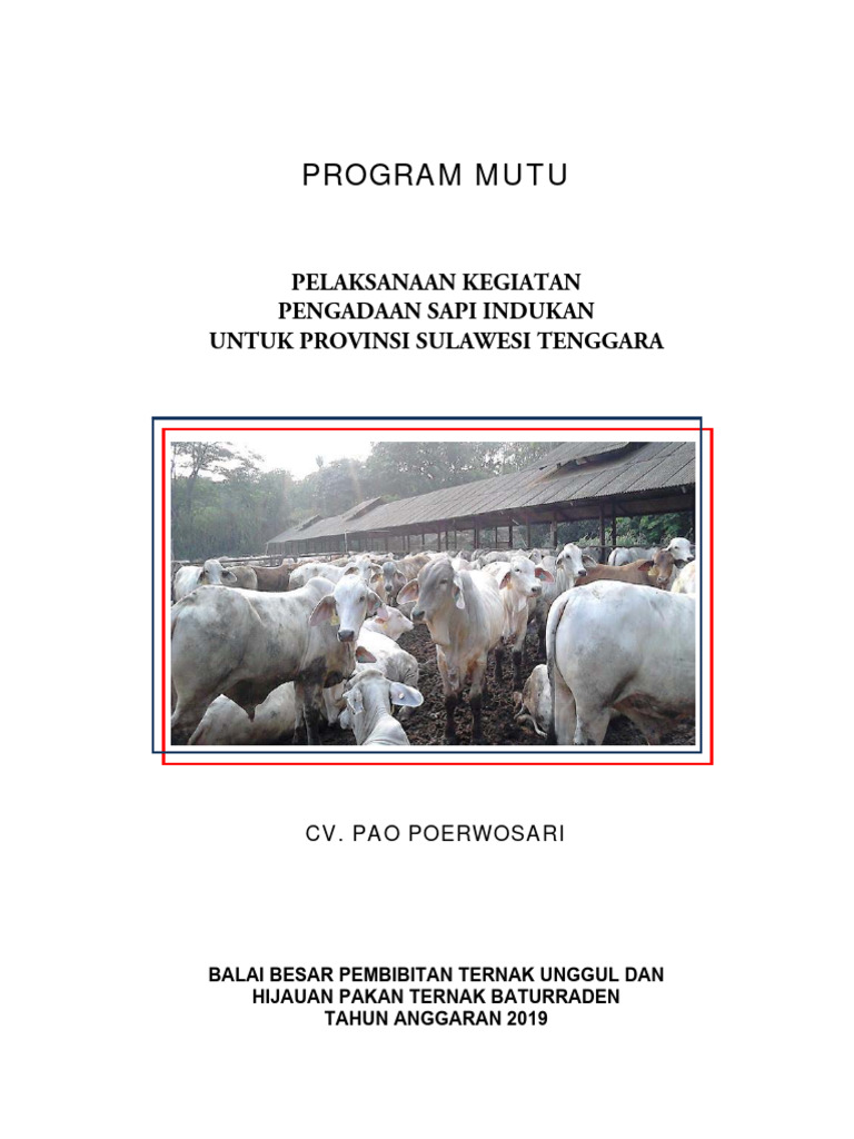 Program Mutu CV Pao | PDF