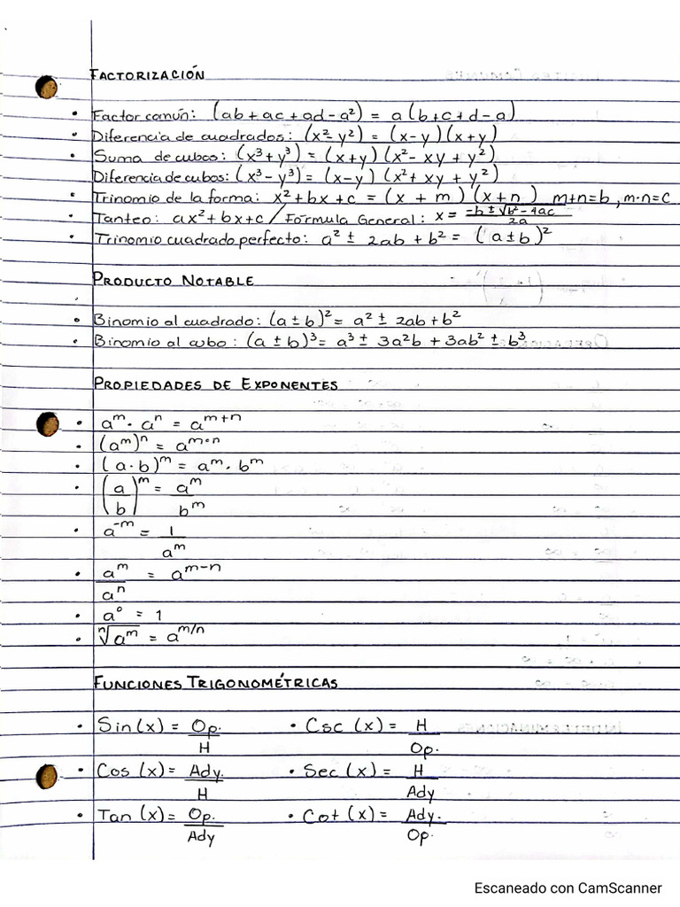 Fórmulas Variables Aleatorias | PDF