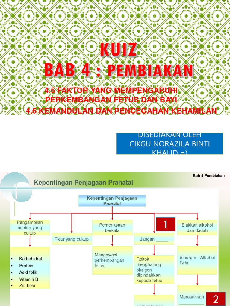 f1 KUIZ BAB 4.5 4.6 Zila Khalid ) | PDF