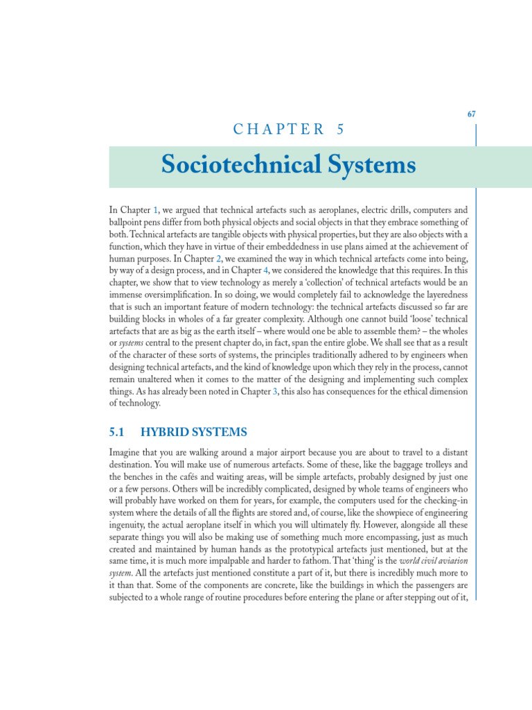 Sociotechnical Systems | PDF | System