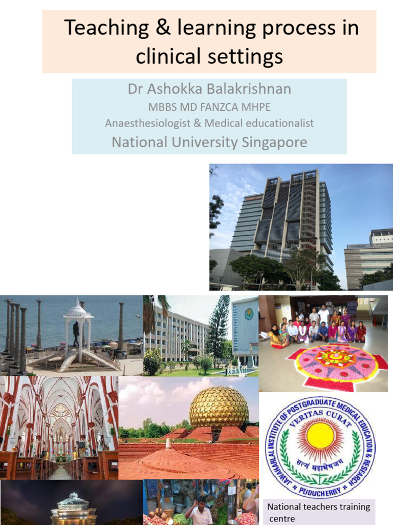 Teaching Learning Process in Clinical Settings | PDF | Learning ...