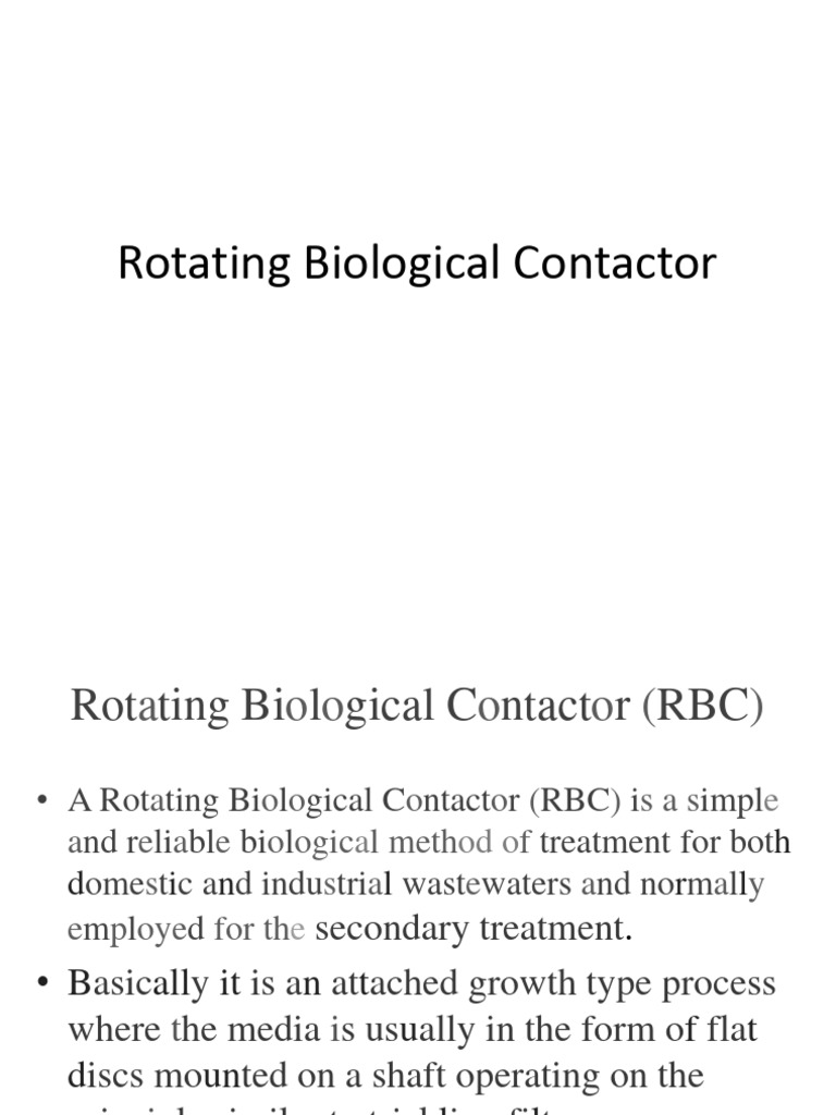 23 - RBC Design | PDF | Sewage Treatment | Pollution