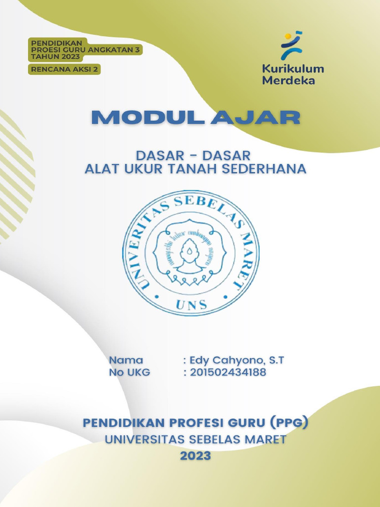 Modul Ajar Dan Instrumen Penilaian PPL 2 - Edy Cahyono | PDF